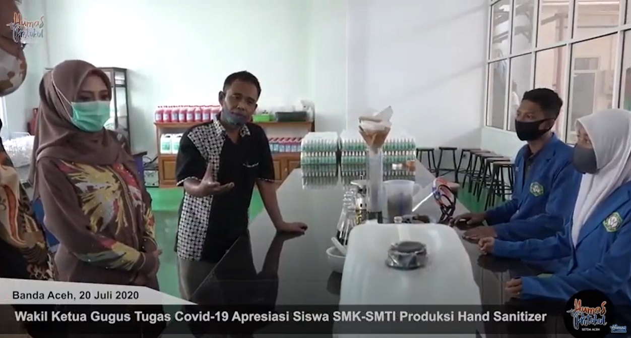 [Video] Wakil Ketua Gugus Tugas Covid-19 Apresiasi Siswa SMK SMTI ...