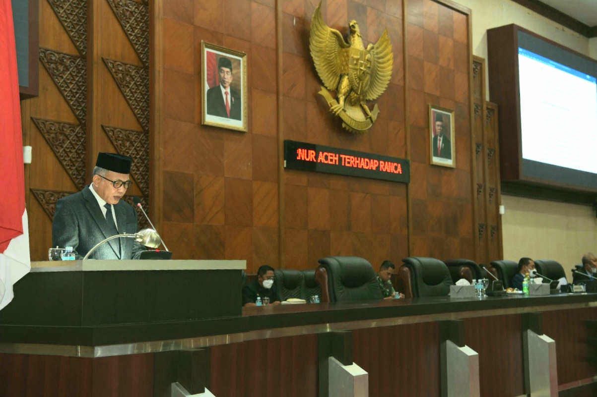 Gubernur Aceh Sampaikan Pendapat Akhir Terhadap Enam Raqan Aceh Prolega ...